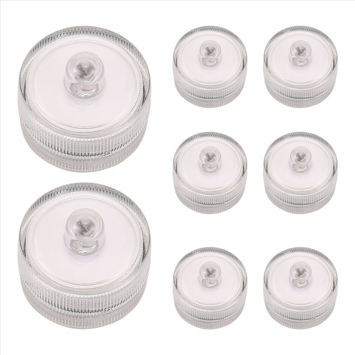 Waterproof LED Flameless Tea Lights - Submersible Pool Lamps on OnBuy