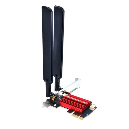 WiFi7 MT7927 Card +12DB Antenna 2.4G/5G/6G Tri-Ban on OnBuy