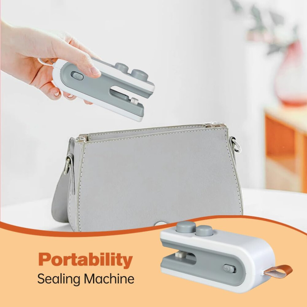 Mini Scelleuse Manuelle 2026 2-en-1 Magnetique USB, pour Sachets Chips ...