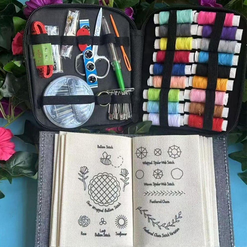 2026 New Embroidery Stitch Book Kit Portable All Scenario - Cross ...