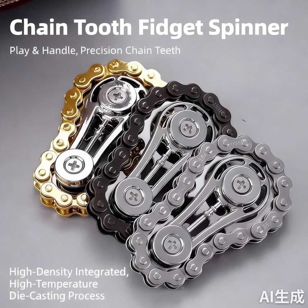 Metaal Ketting Fidget Speelgoed Voor Volwassenen Roller Sensorische ...