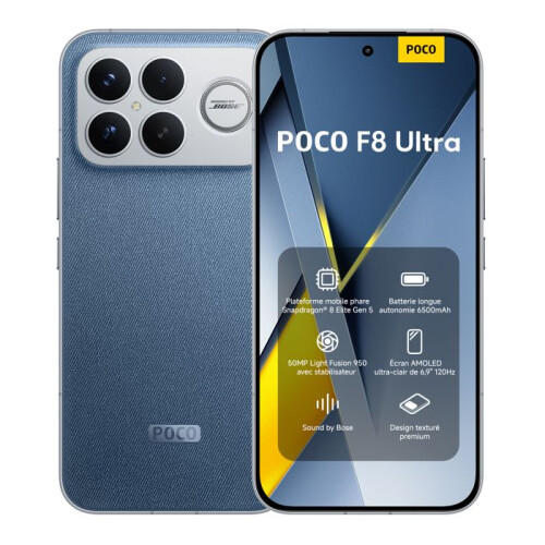 Smartphone - XIAOMI - POCO F8 Ultra - 12 GB RAM - 256 GB - AMOLED ...