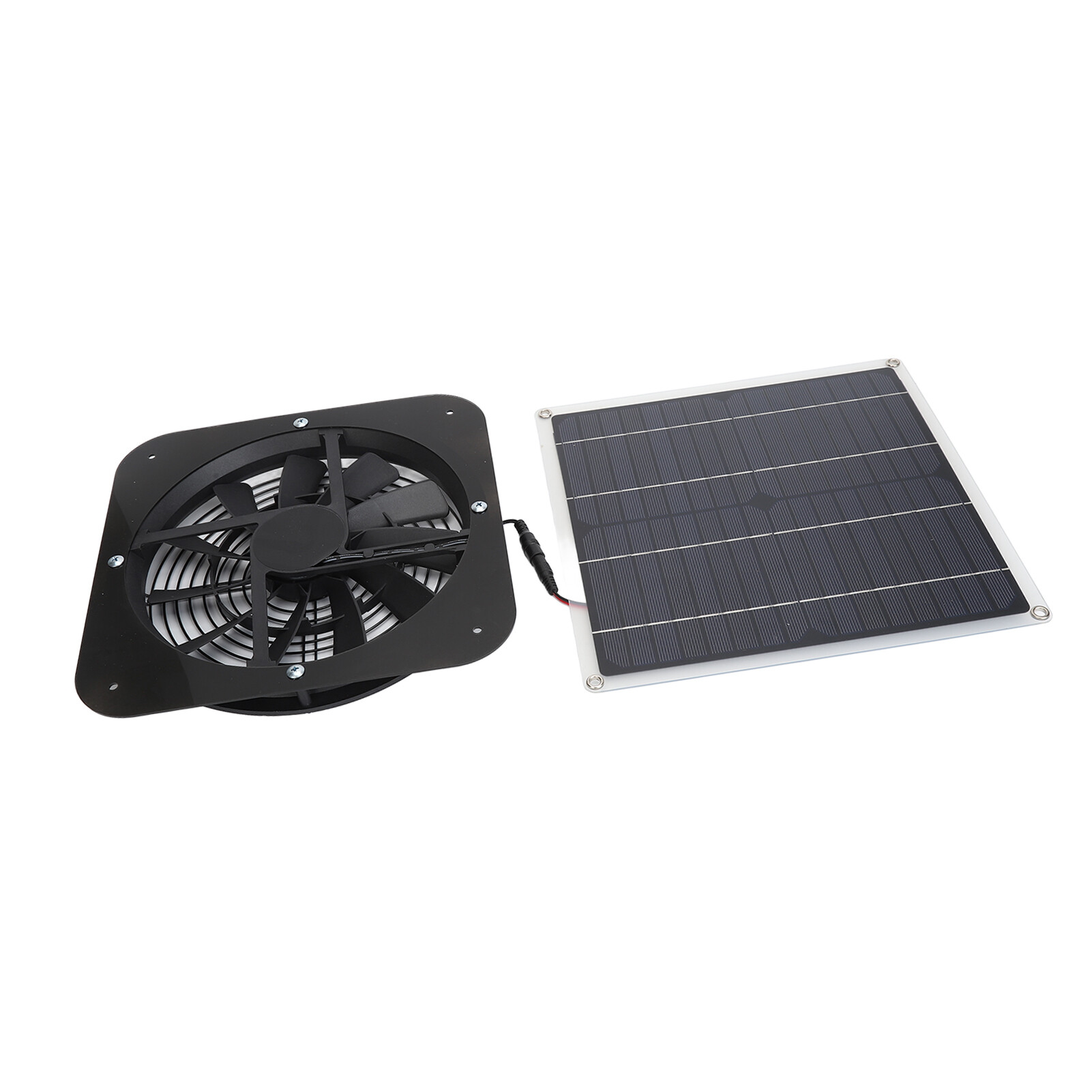 Ventilation Case Fan Kit, High Efficiency Solar Powered Exhaust Fan ...