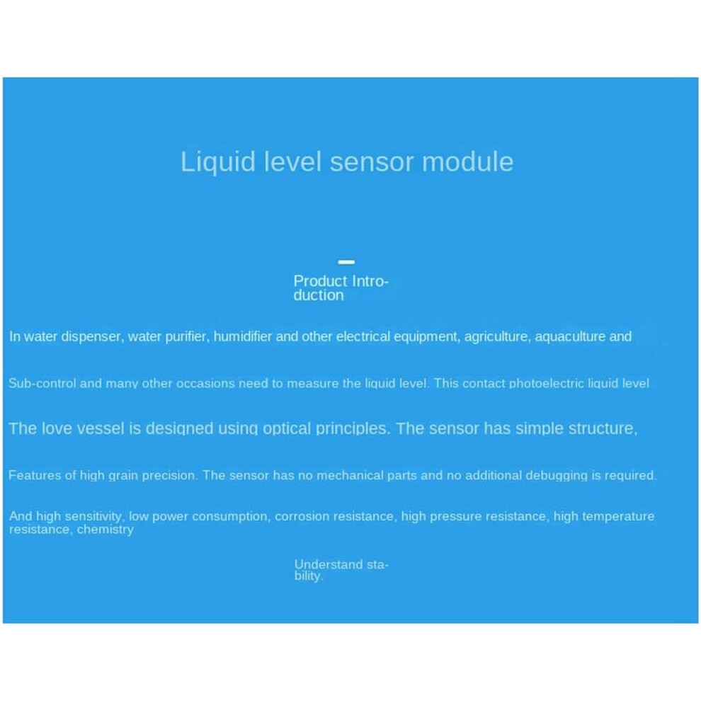 1 piece liquid level detection sensor water level monitoring sensor ...