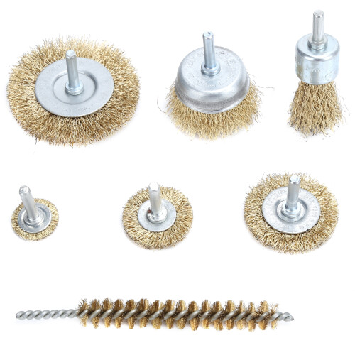 Versatile Rust Removal Tool, Brass Coated Wire Brush For Drill, Perfect ...