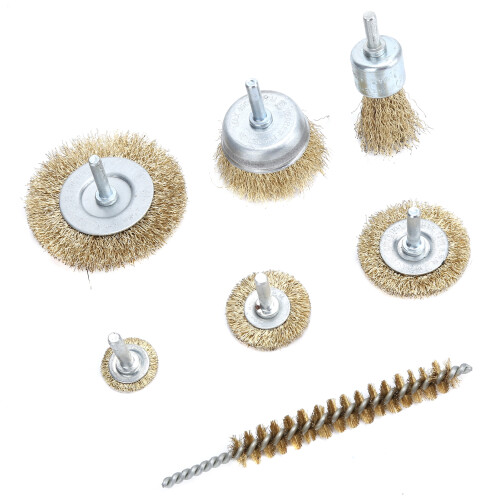 Versatile Rust Removal Tool, Brass Coated Wire Brush For Drill, Perfect ...