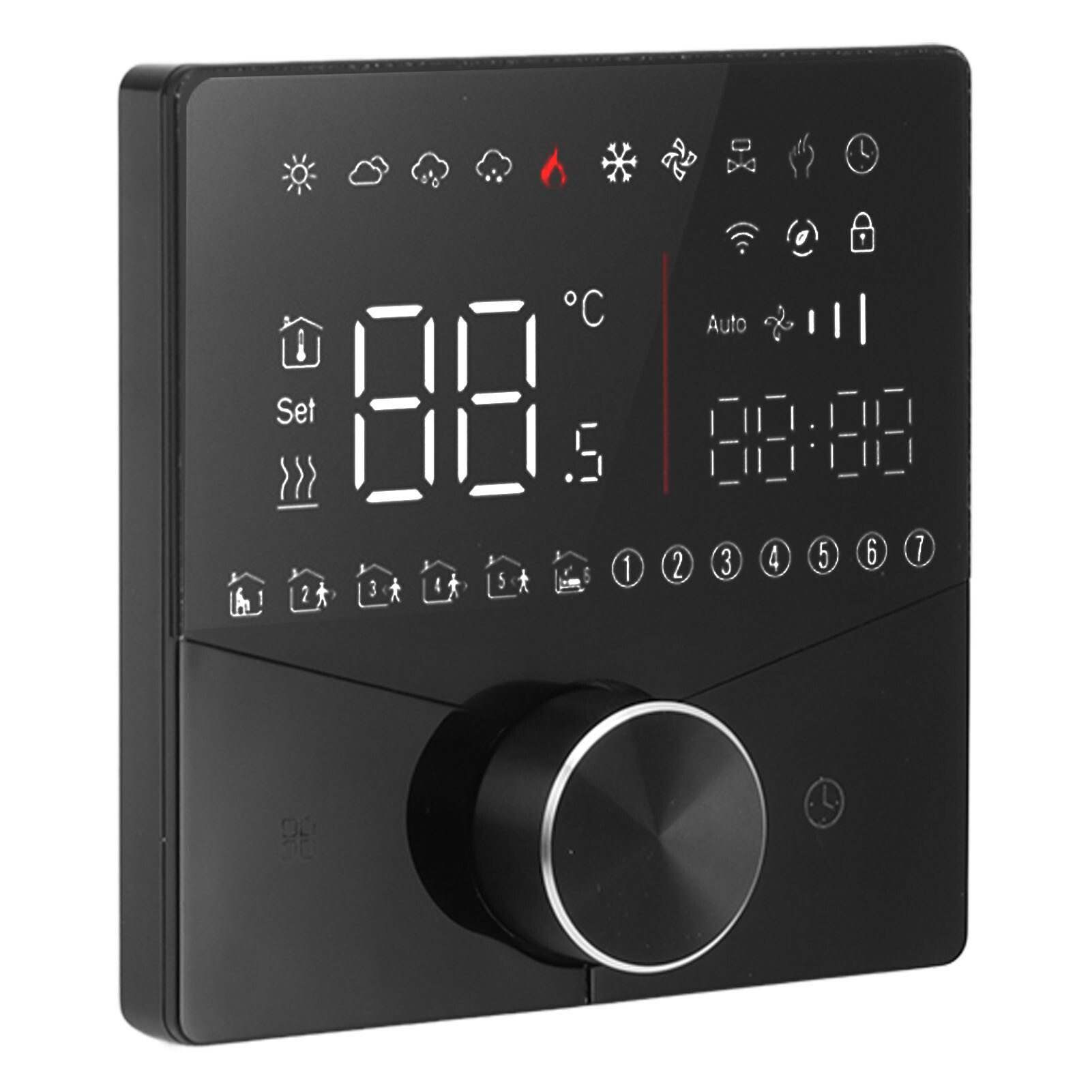 Thermostat intelligent à écran tactile LCD, contrôle de température ...