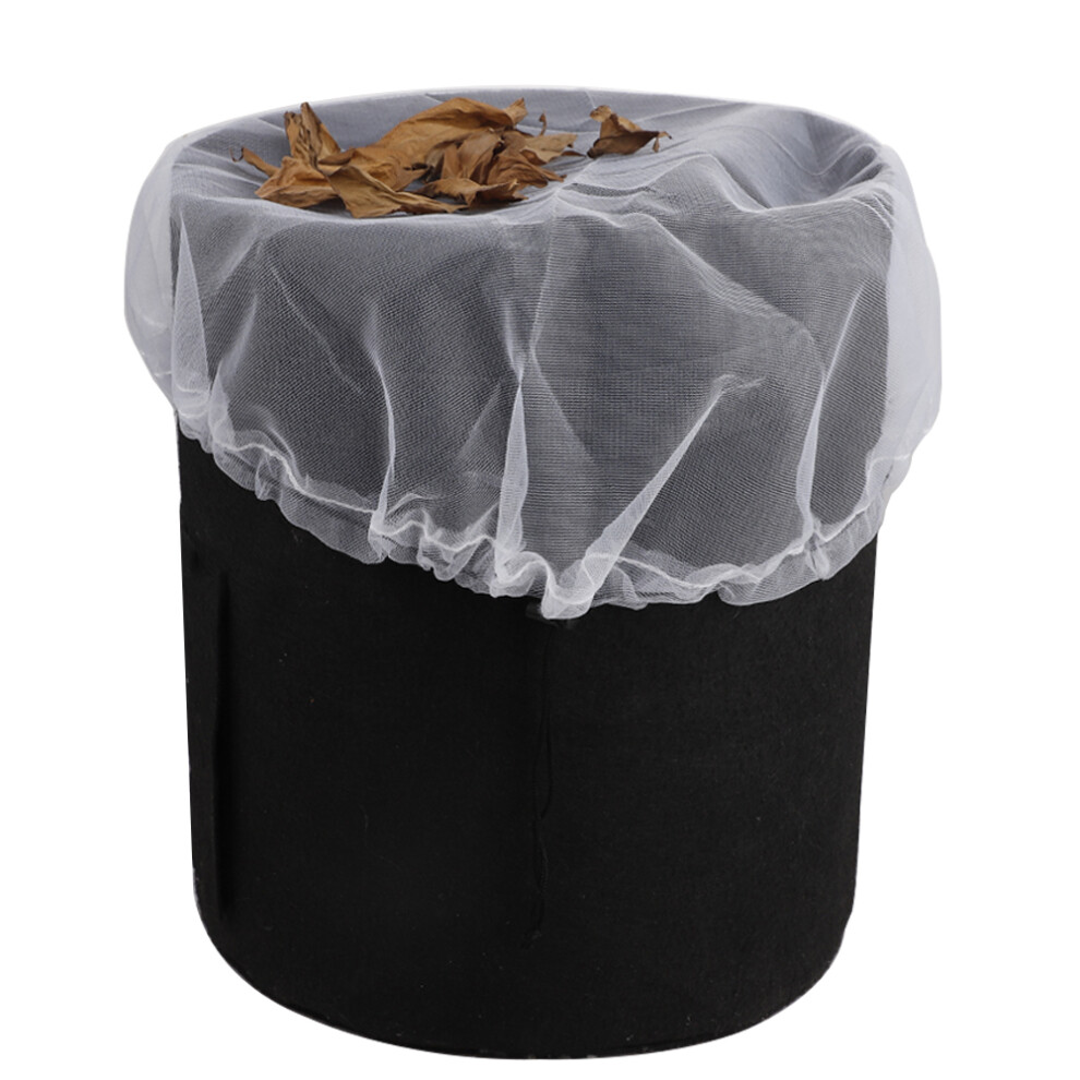 Outdoor Rain Barrel Accessories, Rain Barrel Mesh Cover with Drawstring ...