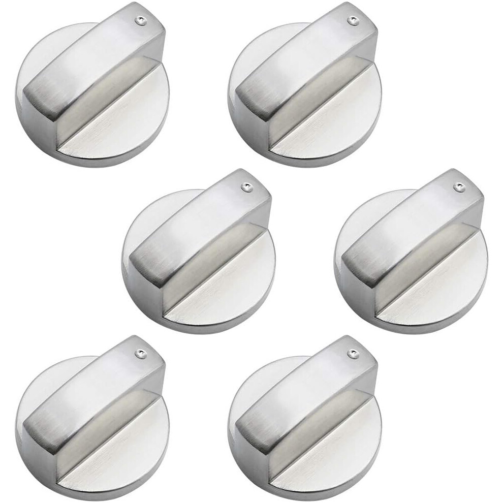 Replacement Gas Stove Knob, 6Pcs Zinc Alloy Material With Marks For ...