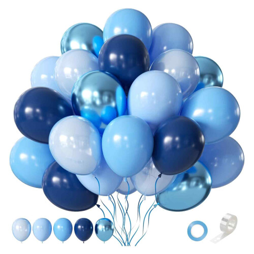 Set baloane festive pentru ocazii speciale, baloane bleumarin, baloane ...