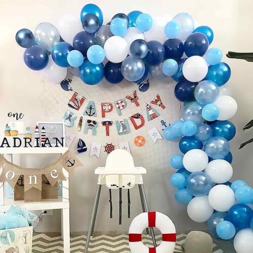 Set baloane festive pentru ocazii speciale, baloane bleumarin, baloane ...