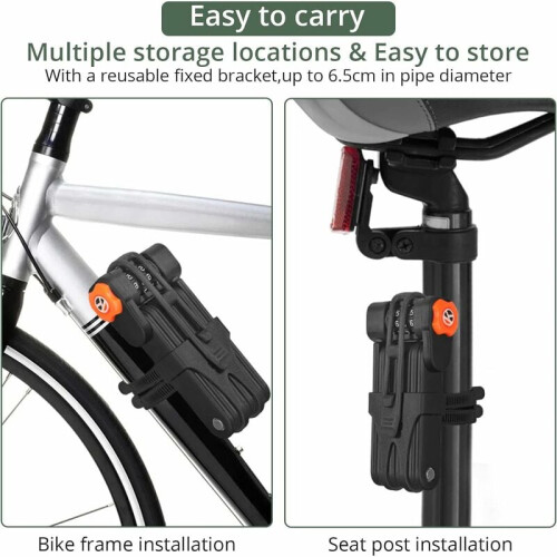 Bike Lock Innovation, Compact & Lightweight Design with Strong and ...