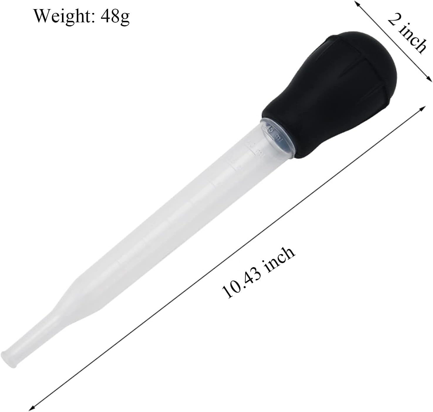 Pipette de chef professionnelle, tube transparent pour un dosage précis ...