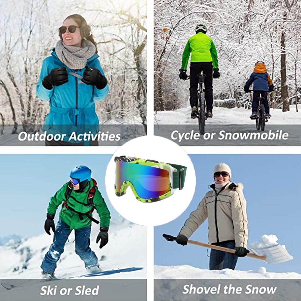 Masque de ski Adventure Ready, verres haute définition résistants aux ...