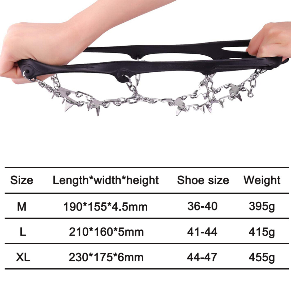 Crampons pour la marche sur glace et neige, cerf-volant pieuvre souple ...