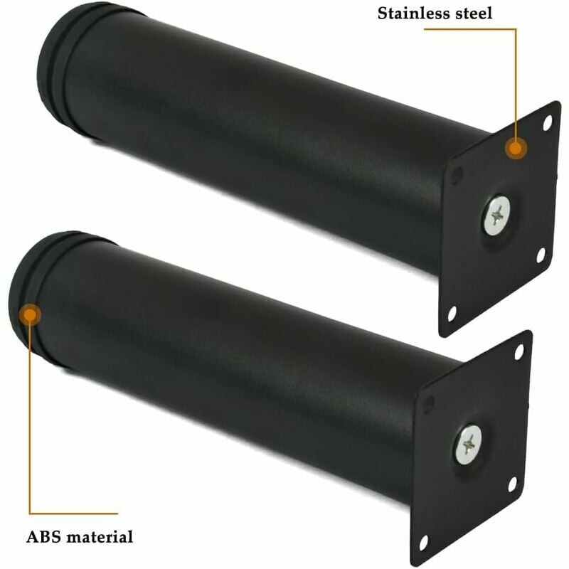 Rehausseurs de meubles réglables avec base en ABS, utilisables pour de ...