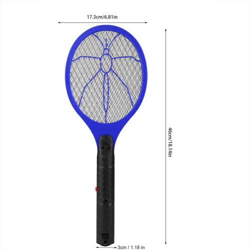 High-Voltage Electric Fly Swatter, LED Light-equipped Mosquito Killer ...