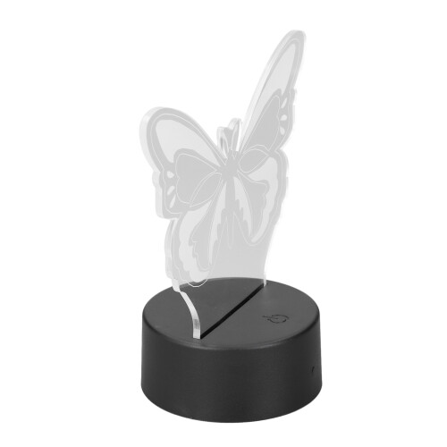 Kolorowa, akrylowa lampka nocna 3D z efektami LED RGB, przyciskiem ...
