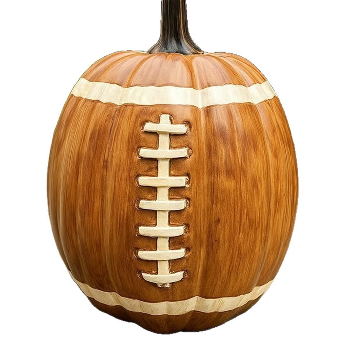 Football Pumpkin Decor, Resin Ornament, Halloween Fall Desktop Figurin ...