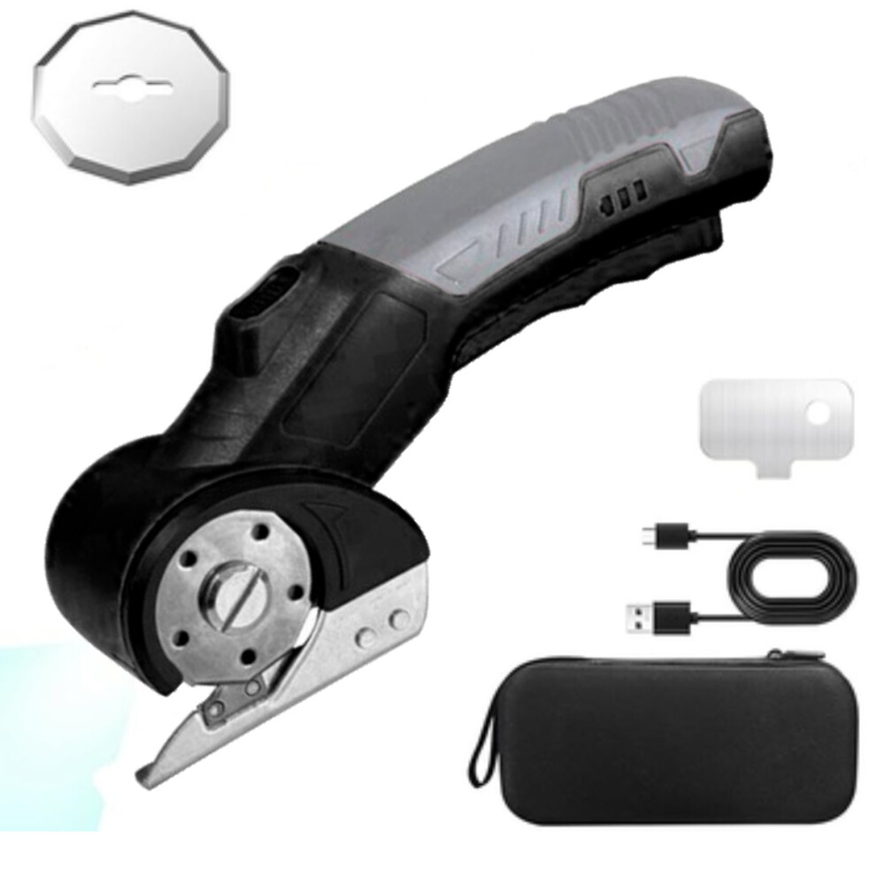 Cordless Electric Scissors: 4V Rechargeable Rotary Cardboard Cutter ...