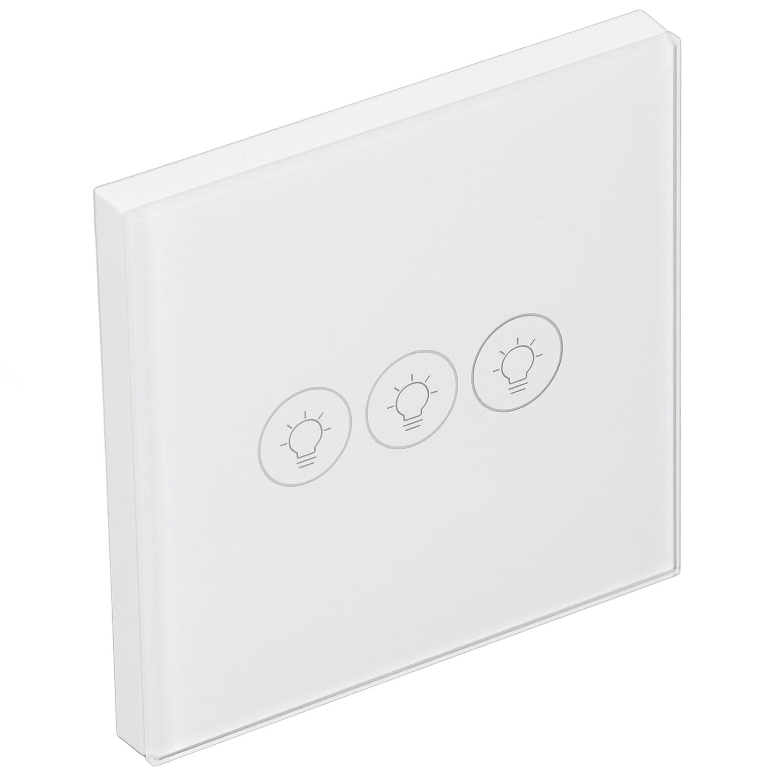 Interrupteur domotique intelligent connecté en Wi-Fi, panneau de verre ...