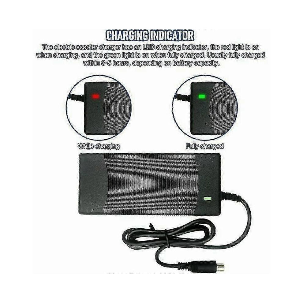 Universal 42V 2A Electric Scooter Charger for M365, Pro2, Mi 3, E22 ...