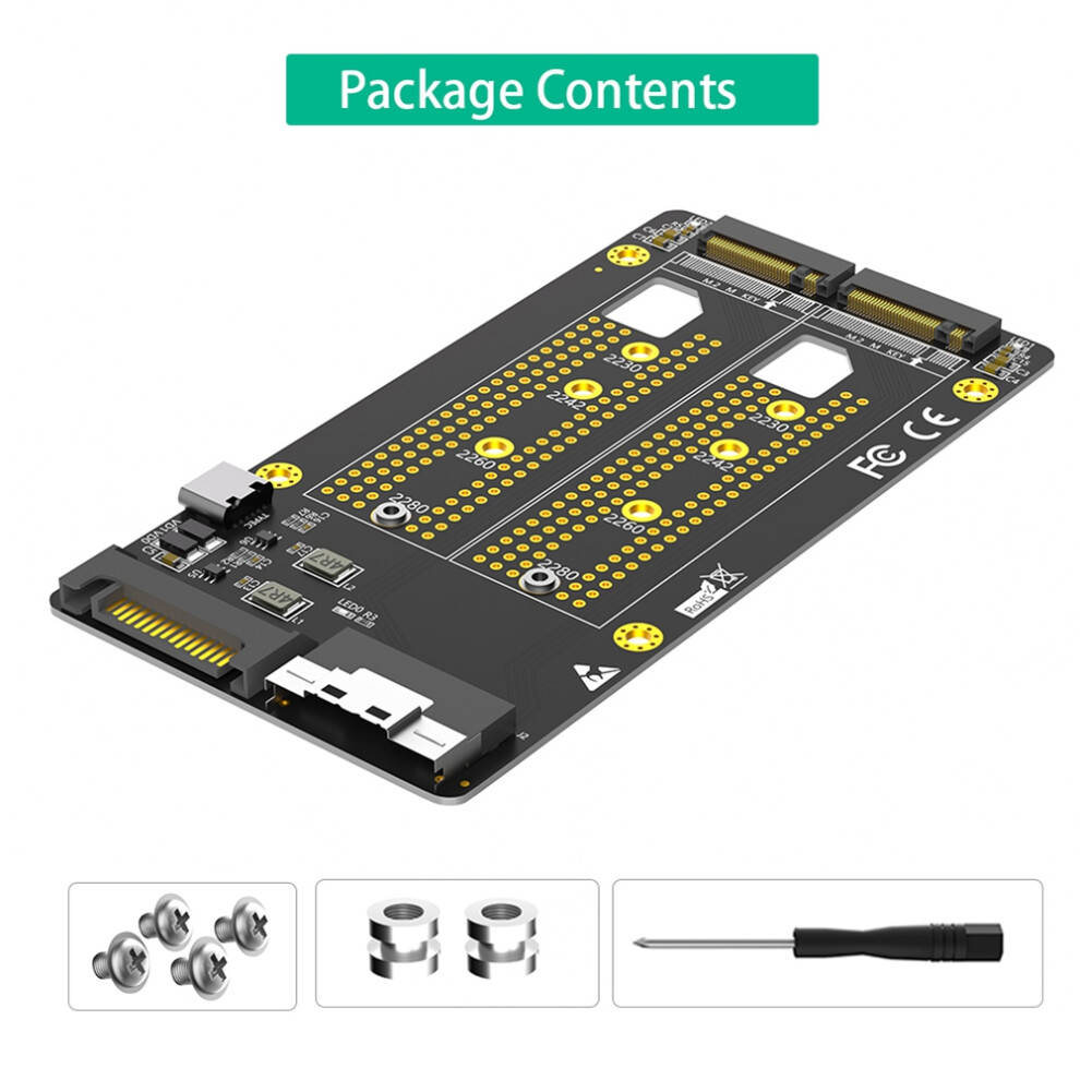 Dual 2X M.2 NVME SSD auf SFF-8654 8X Adapter (PCIe-Bifurcation ...