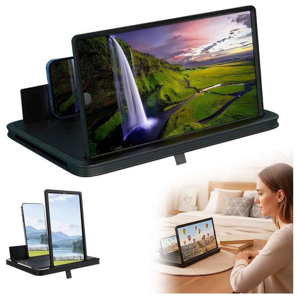 10/12/14 Inch Screen Phone Magnifier Upgrade Foldable Screen Magnifier ...