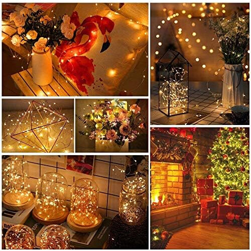 Sinfonia luminosa: Luci a stringa con 20 LED in filo di rame ...
