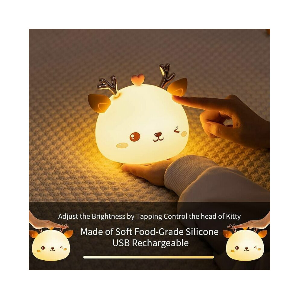 Lampe de chevet tactile multifonctionnelle rechargeable par USB, au ...
