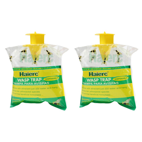 Eco-friendly Outdoor Fly Traps, Natural Pre-baited Bags Safely ...