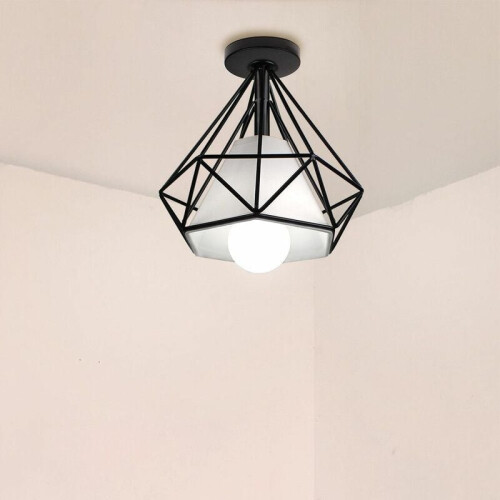 Plafonnier encastré, lampe semi-encastrée avec peinture anticorrosion ...