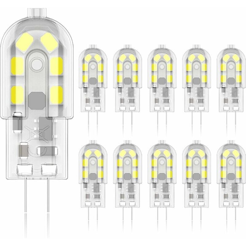 Lampadina LED G4, sostituzione lampadina alogena AC/DC 12V, luce bianca ...