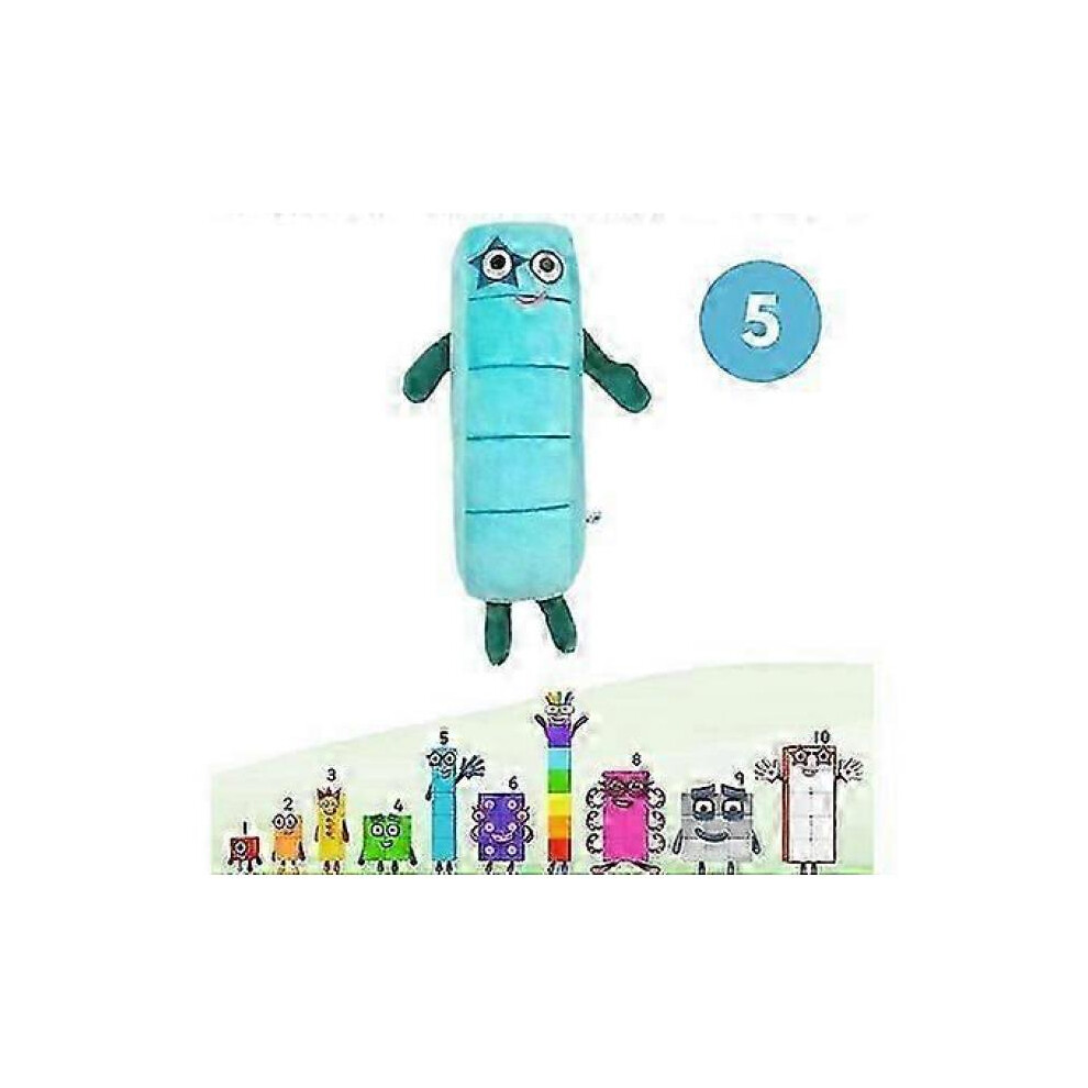 (five) Numberblocks 1-10 Plush Doll Toy Gift Educational Premium ...