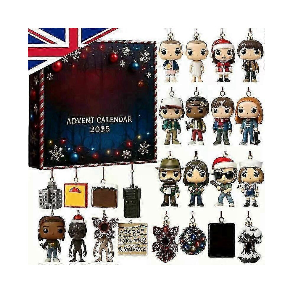 Countdown Stranger Things Advent Calendar 2025 24 Days of Festive 2D ...