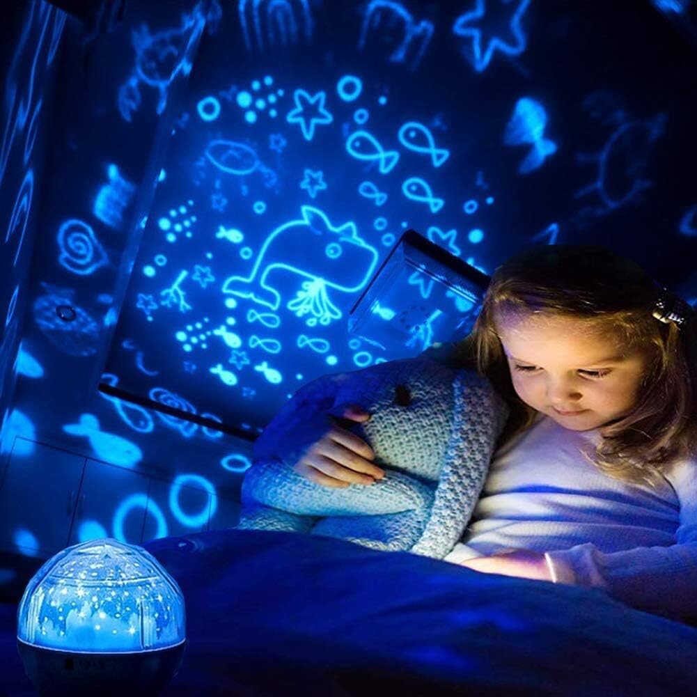 Lampe étoilée enchanteresse, lampe multifonctionnelle avec projection d ...