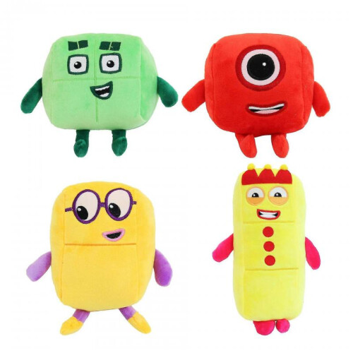 Numberblocks Plush Toys Educational Stuffed Number Blocks Cartoon ...
