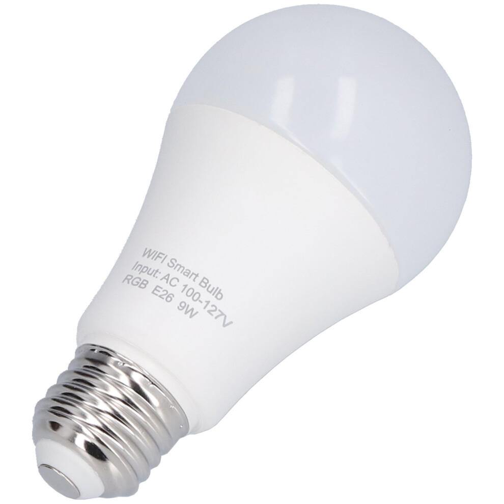 Smart WiFi Light Bulb with RGBW Smart Strip Voice Control, High CRI LED ...