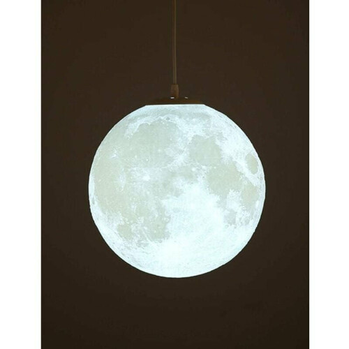 Lámpara colgante Stellar Artistry, lámpara colgante con forma de luna ...