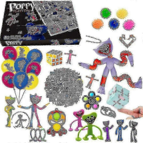 Poppy Playtime Huggy Wuggy Advent Calendar 2025 Christmas Blind Box 24 ...