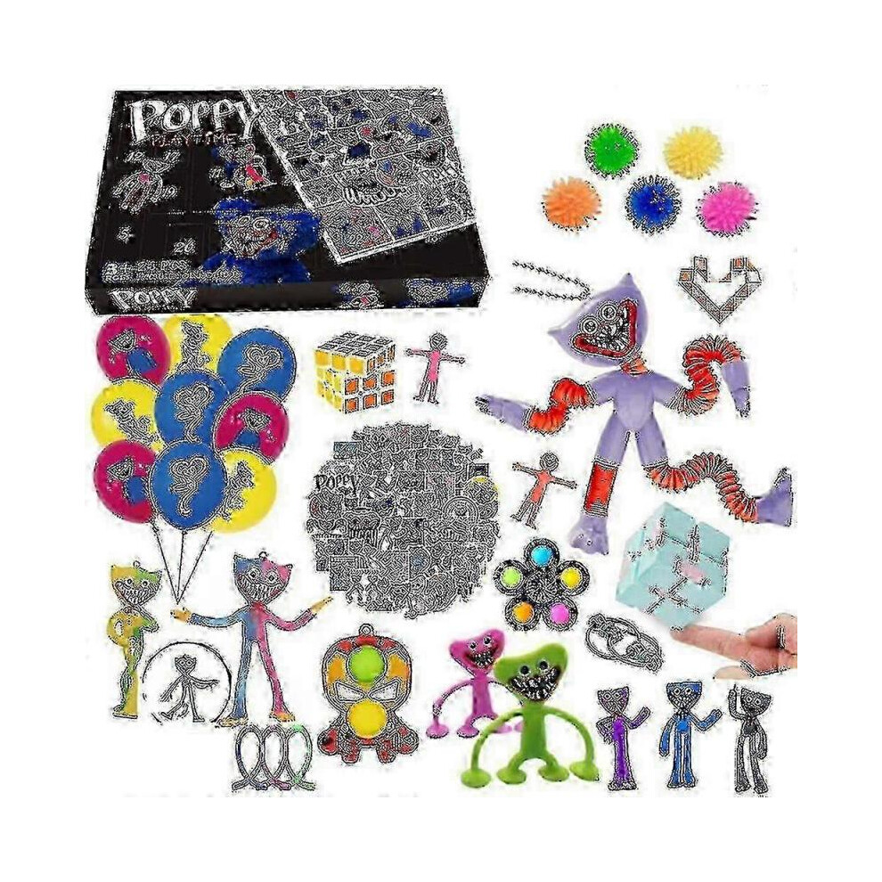 Poppy Playtime Huggy Wuggy Advent Calendar 2025 Christmas Blind Box 24 ...