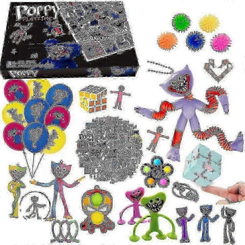Poppy Playtime Huggy Wuggy Advent Calendar 2025 Christmas Blind Box 24 ...