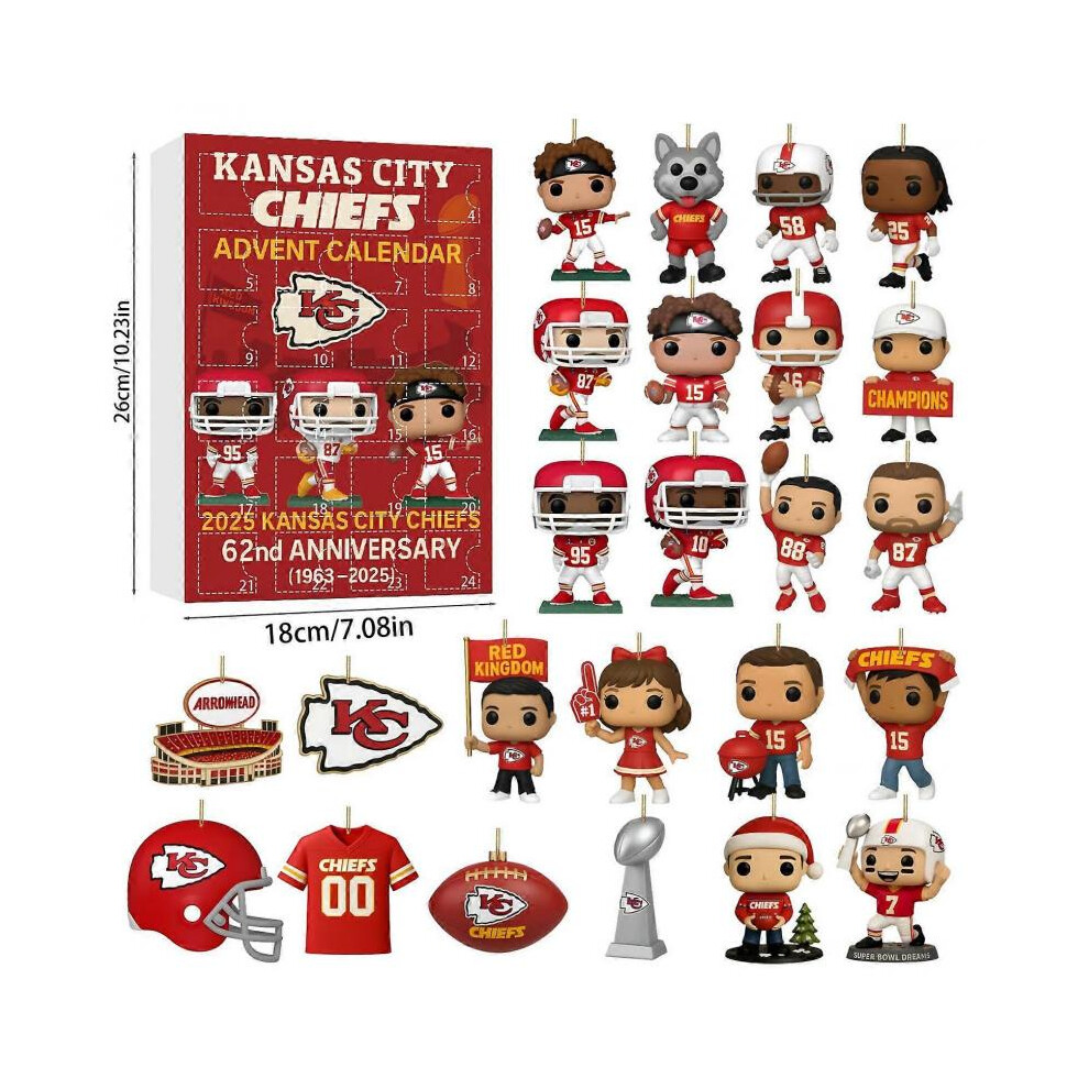2025 Football Team Travis Kelce Blind Box Christmas Tree Decoration ...