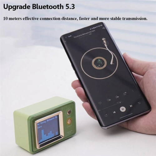 Retro Speaker Vintage Audio Sound System Bezprzewodowy Odtwarzacz ...
