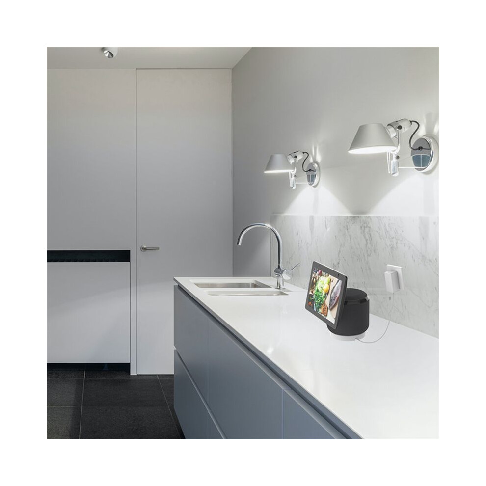 For Amazon Echo Show 10 Base Bracket Punch-Free Power Cable Storage ...