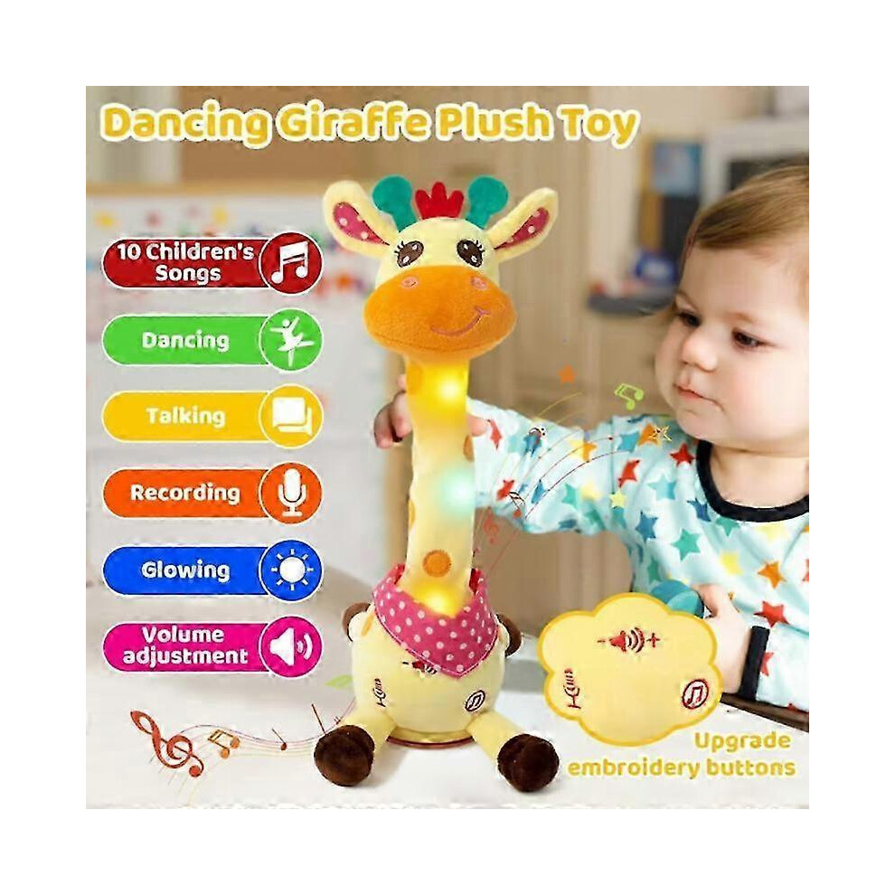 Musical Giraffe Toy - Sings Dances & Repeats What You Say Dancing ...