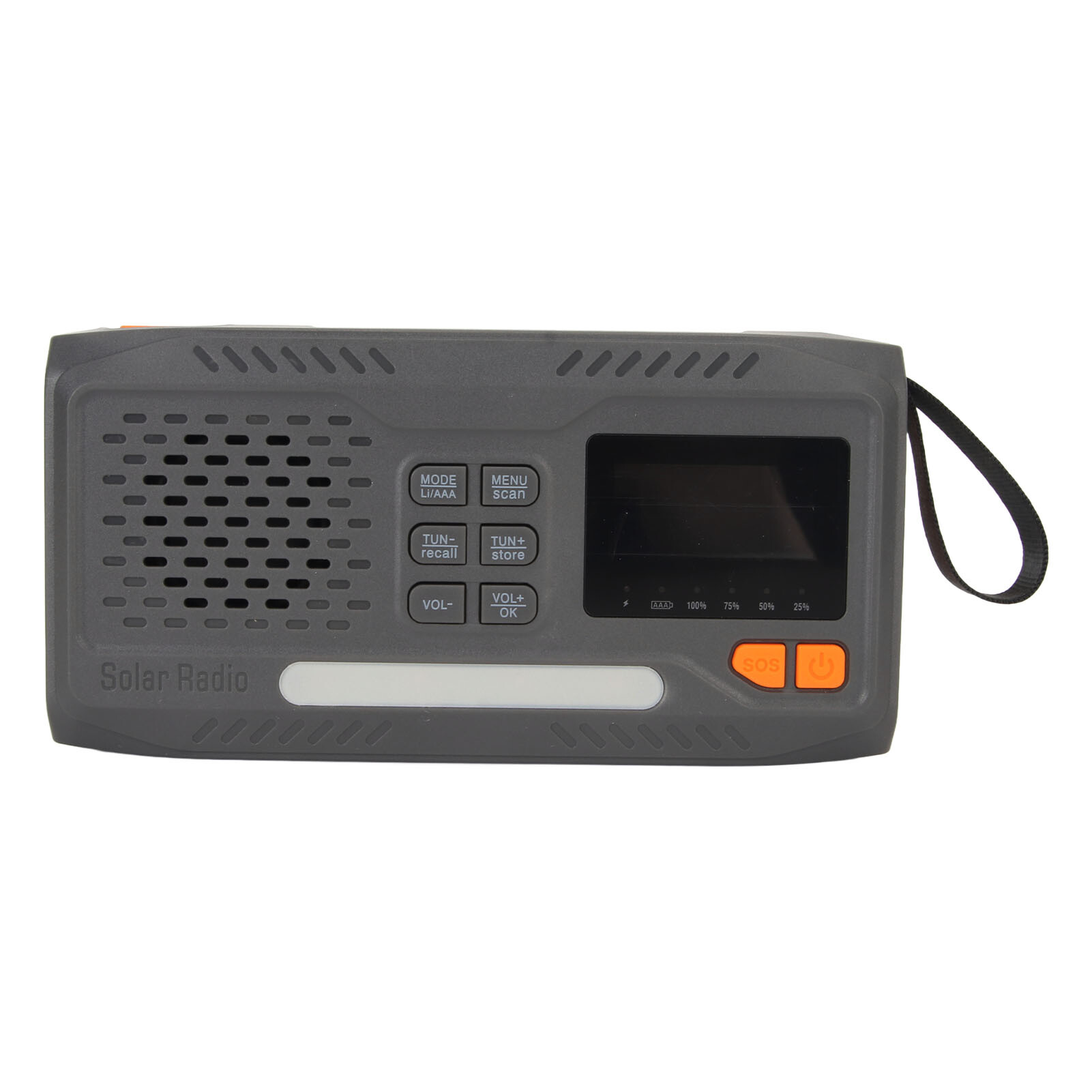 Portable Emergency Weather Radio With Battery Operated Usb Solar Hand ...