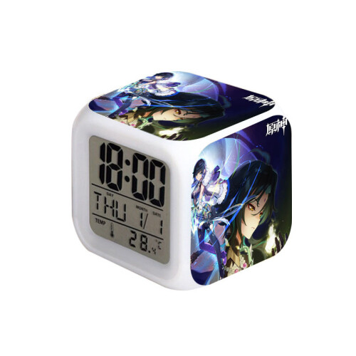 (Genshin Impact A-15, ) Genshin Impact Color-Changing Seven-Color Alarm ...