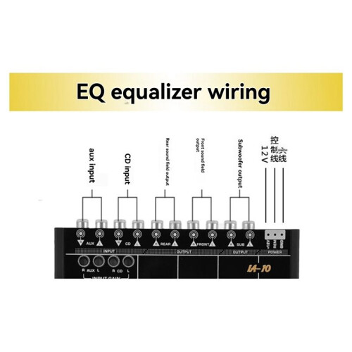 Car Audio 7 Band Equalizer Car Amplifier EQ Equalizer Class Fever Audio ...