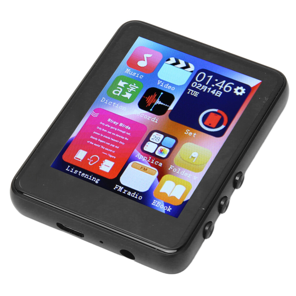 Lecteur MP3 haute fidélité avec écran tactile, Bluetooth 5.0, haut ...